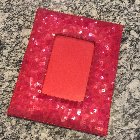 Accents | Red 4 X 6 Sequin Frame | Poshmark